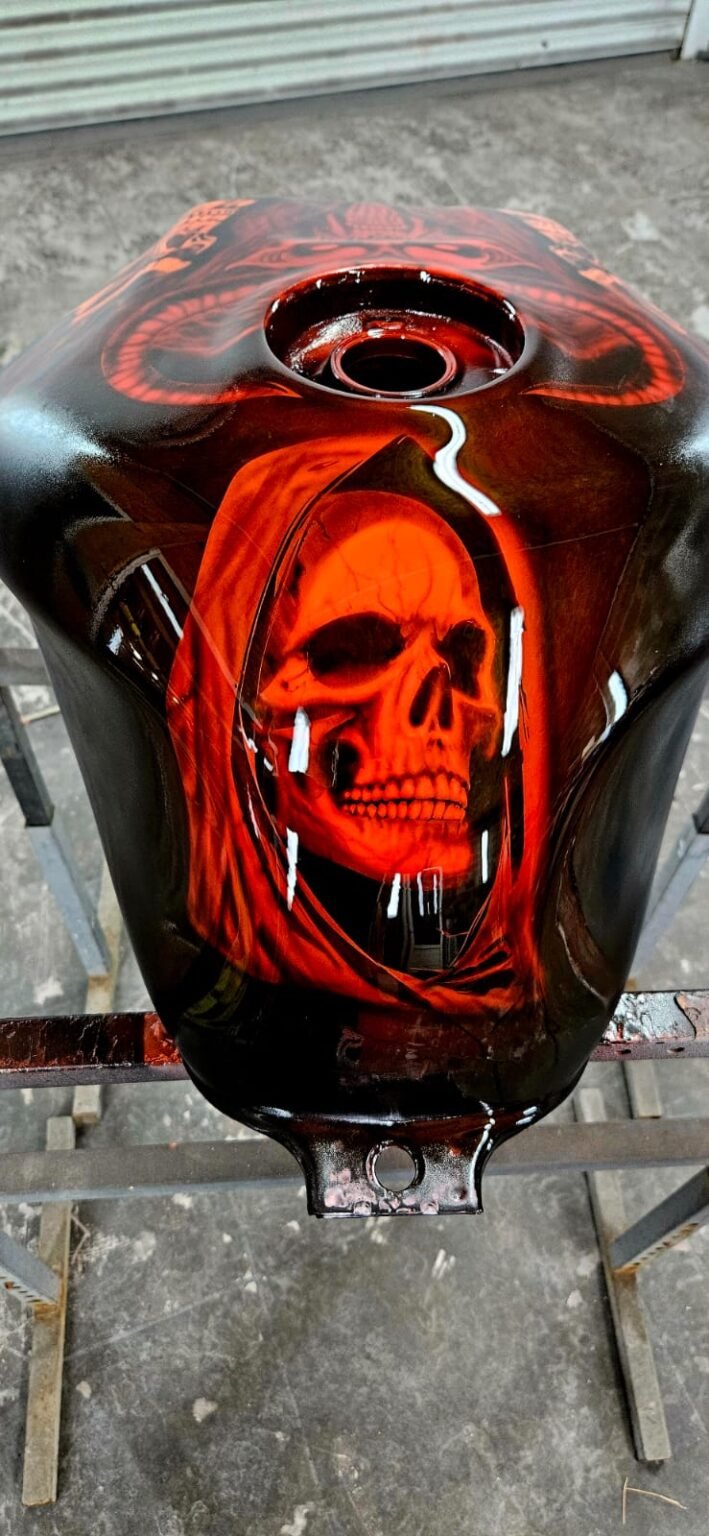 Dare To Use Airbrush Paints To Customise Your Motorcycle | The Fox Magazine